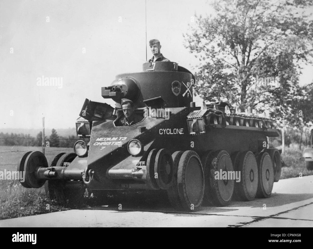 American tank type 'Christie', 1936 Stock Photo - Alamy