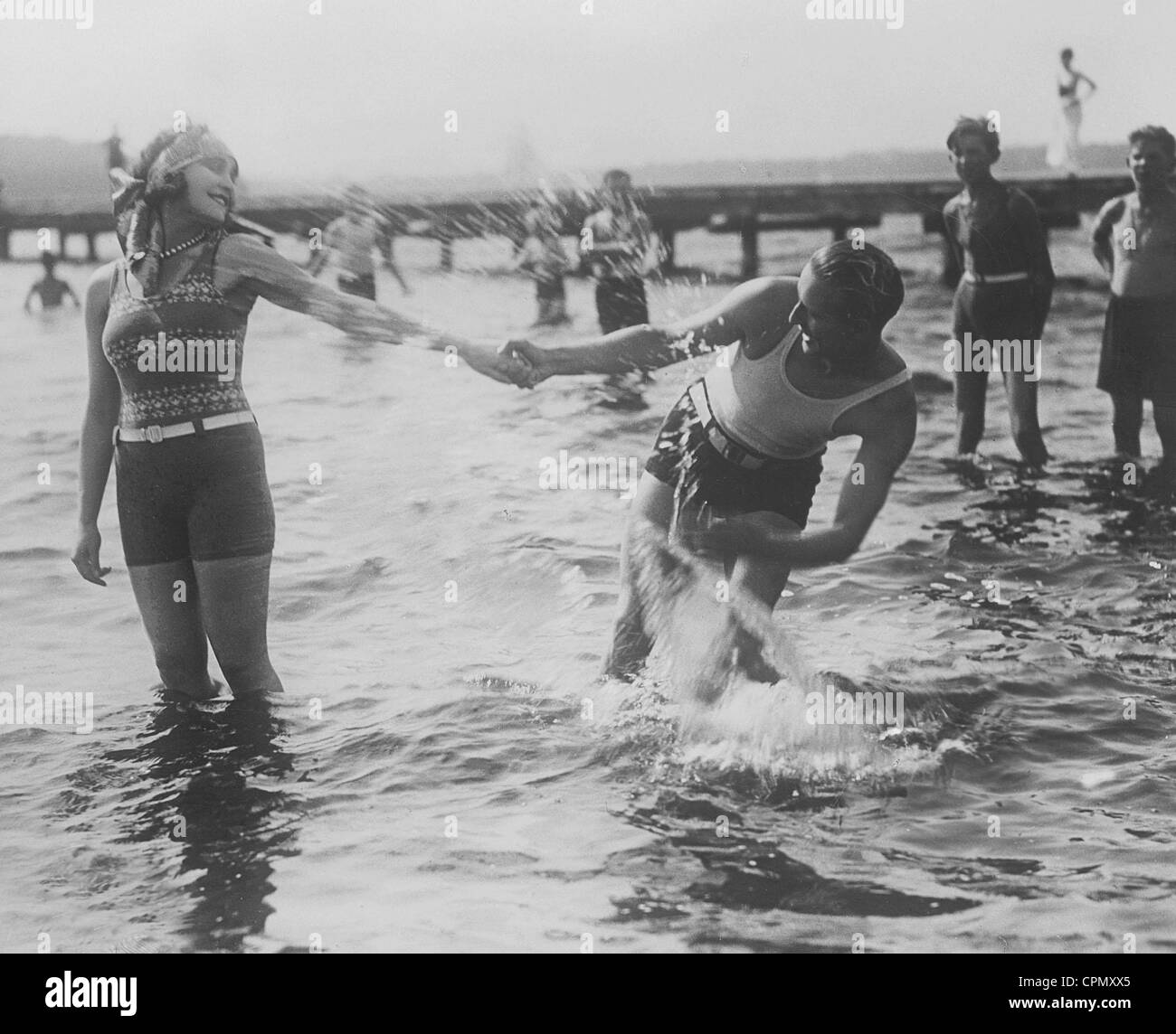 With some bathers hi-res stock photography and images - Alamy