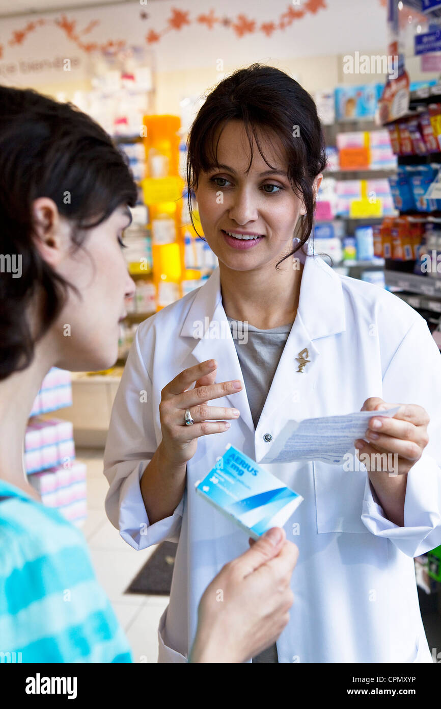 INTERIOR OF A CHEMIST'S SHOP Stock Photo - Alamy