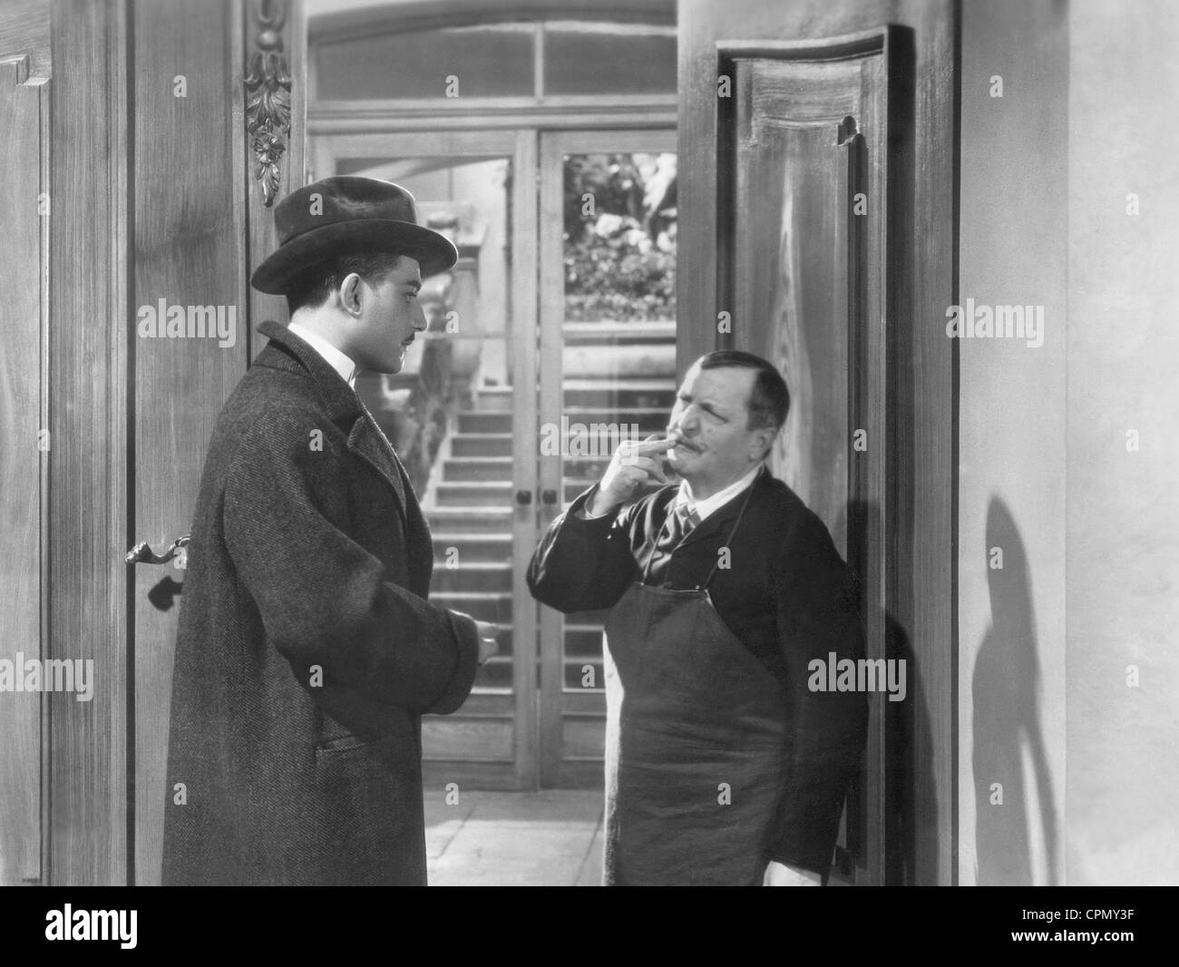 Anton Walbrook and Hans Moser in 'Masquerade in Vienna', 1934 Stock ...