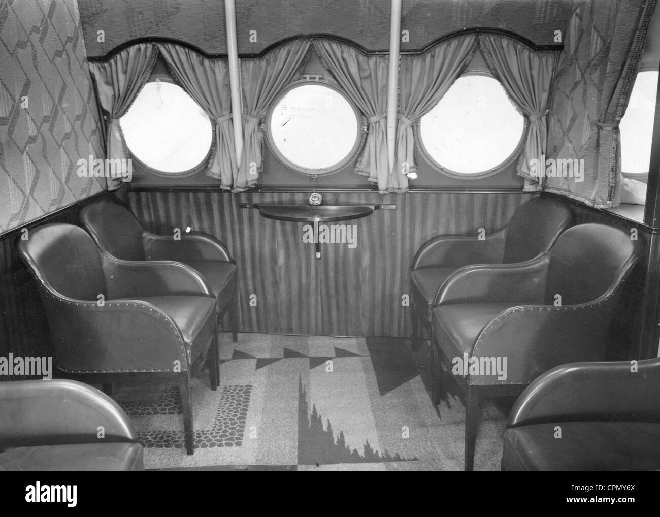 Seats in the Dornier Do X, 1930 Stock Photo - Alamy
