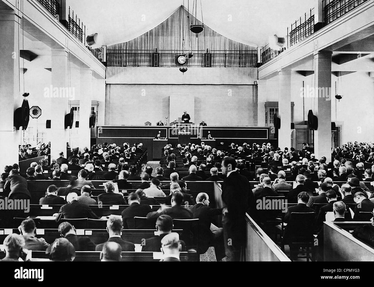 James Ramsay MacDonald at the World Economic Conference in London, 1933 ...