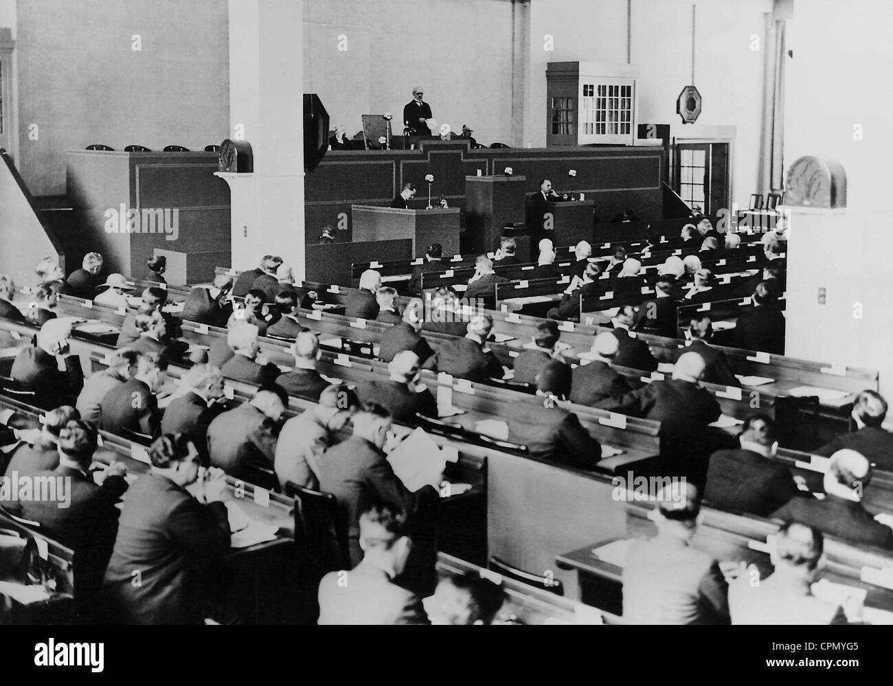 James Ramsay MacDonald at the World Economic Conference in London, 1933 ...