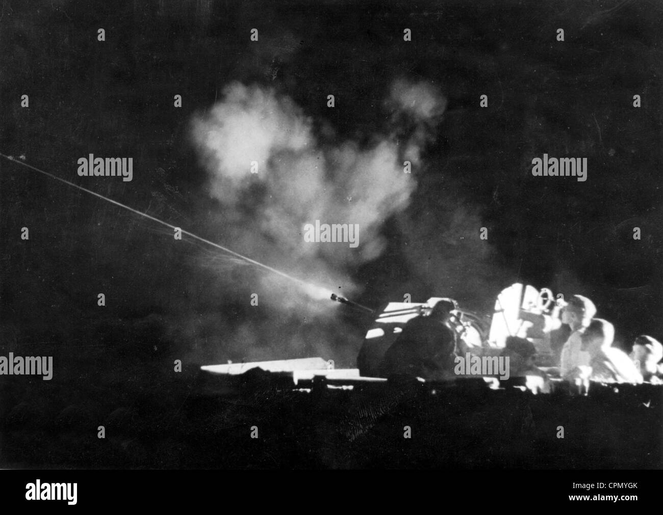 German air defense guns in use, 1944 Stock Photo - Alamy