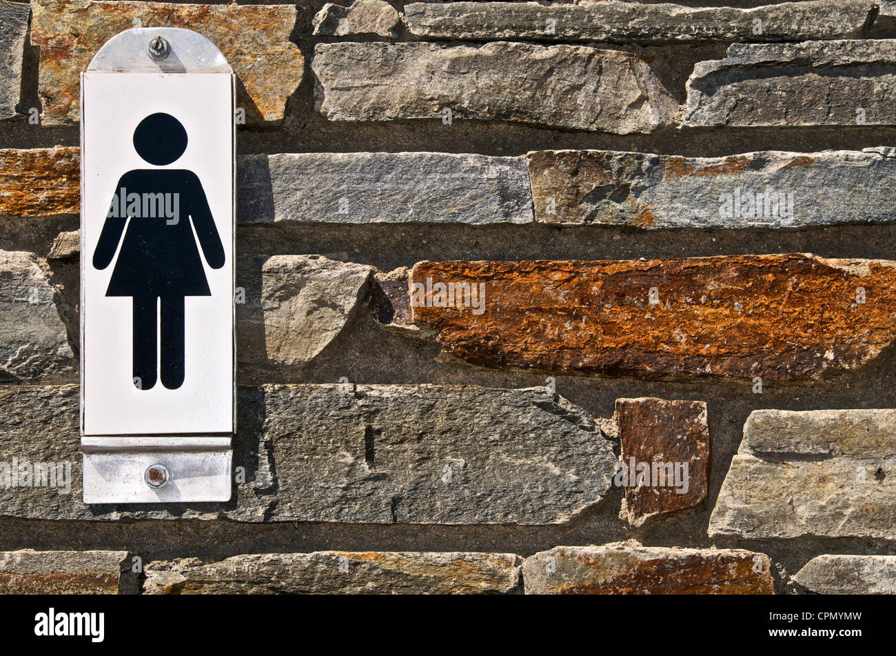 Stone restroom sign hi-res stock photography and images - Alamy