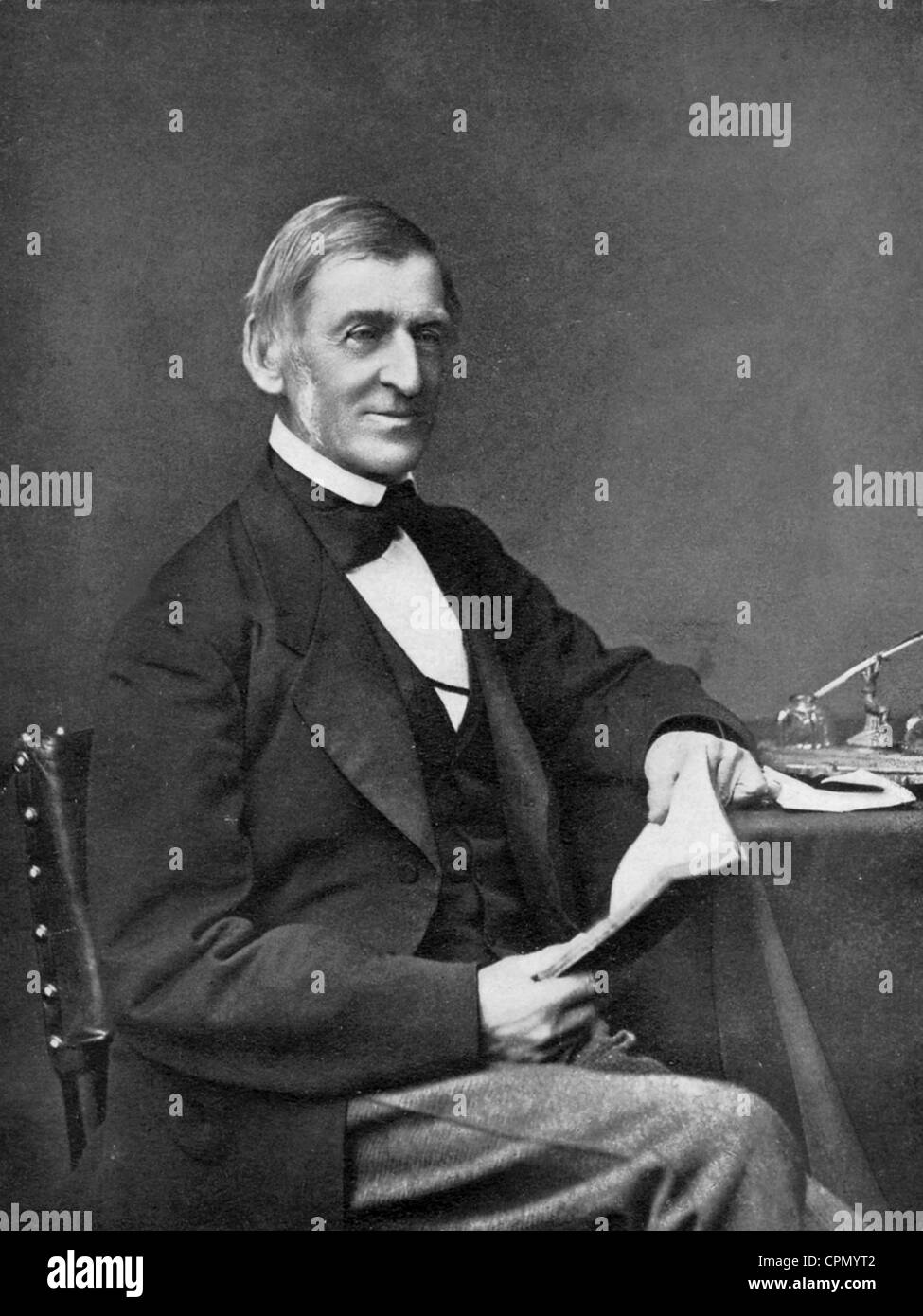 Ralph waldo emerson Black and White Stock Photos & Images - Alamy