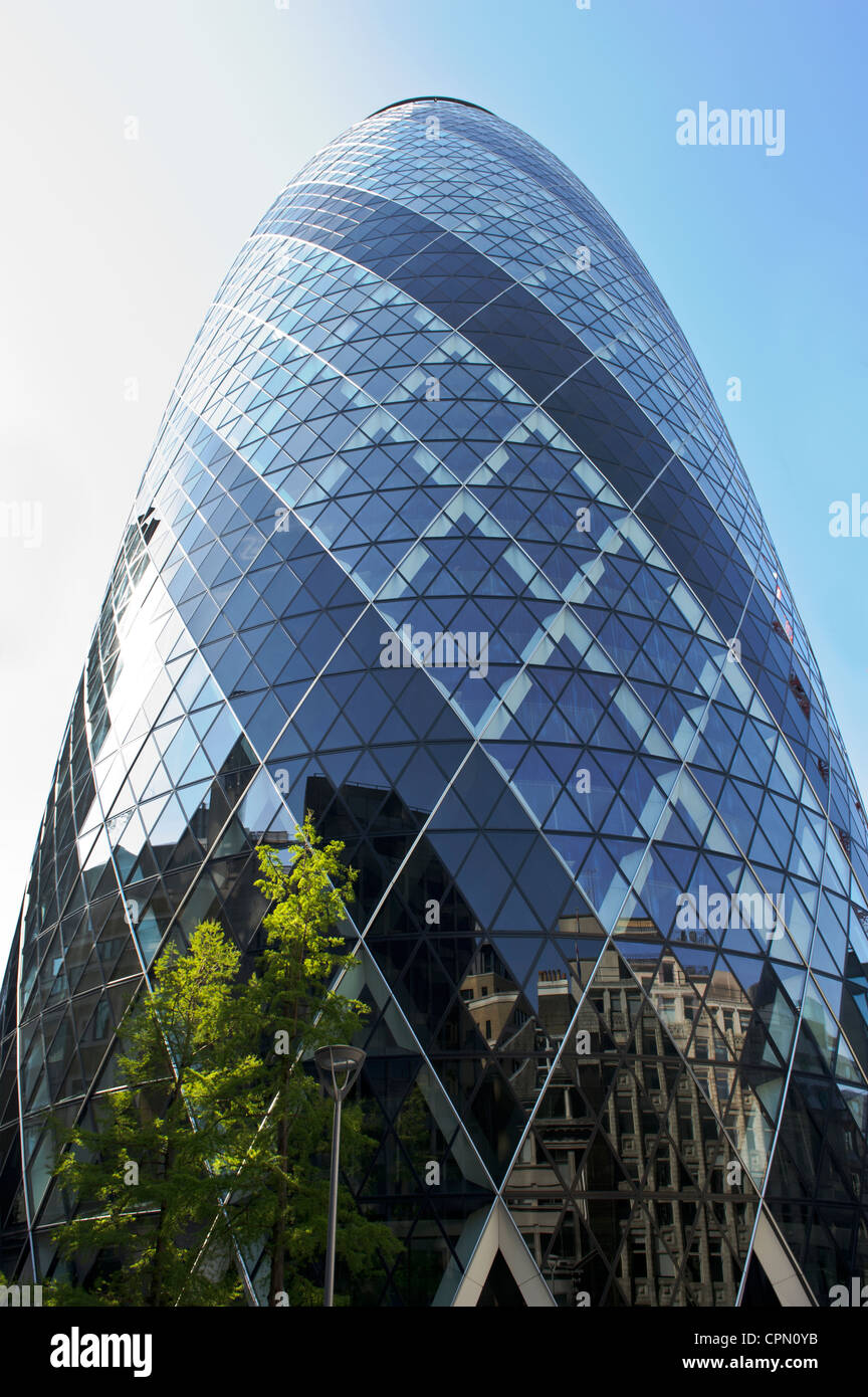 Gherkin building, London, United Kingdom Stock Photo - Alamy