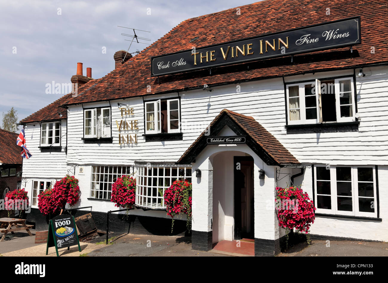 4002. The Vine Inn, Goudhurst, Kent, UK Stock Photo - Alamy