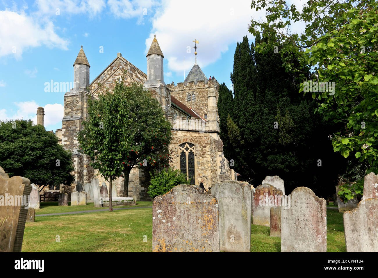 4025. St Mary's Church, Rye, Sussex, UK Stock Photo - Alamy