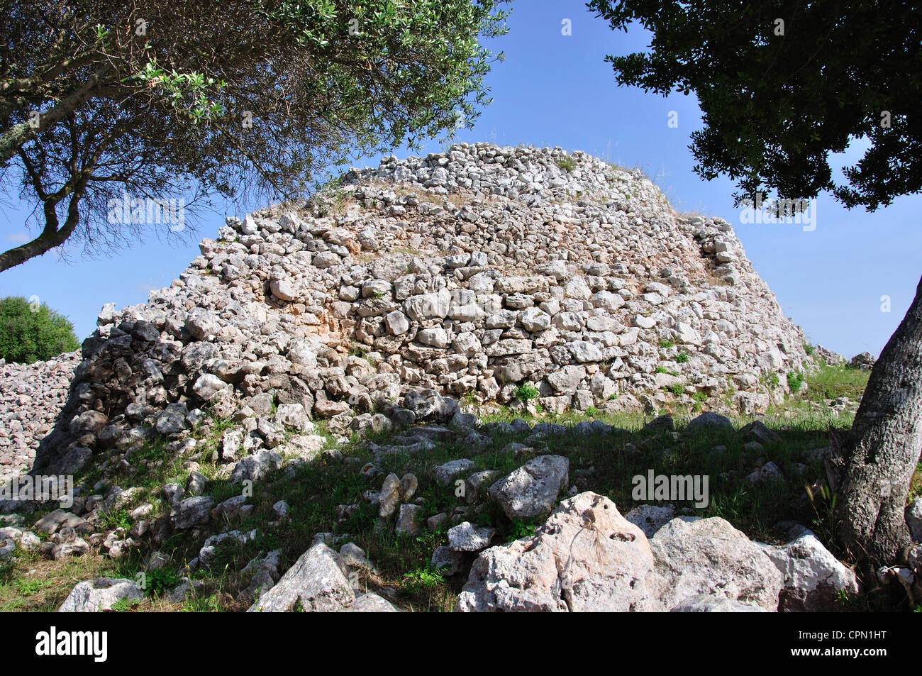 The Talayots, Torre d'en Galmés prehistoric site, Menorca, Balearic ...