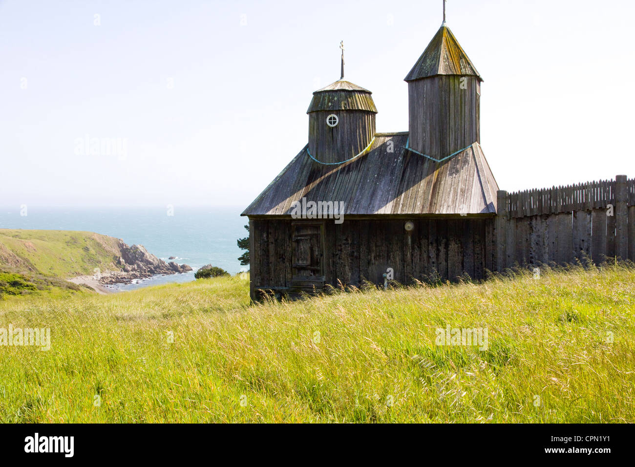 Fort Ross State Historic Park, Sonoma County, near Jenner, CA, USA ...