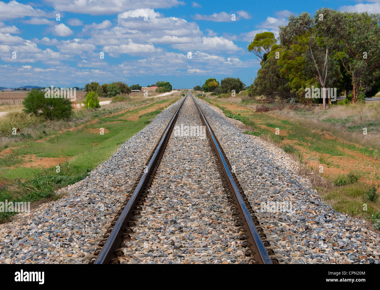 Railroad track near Port Pirie South Australia Stock Photo - Alamy