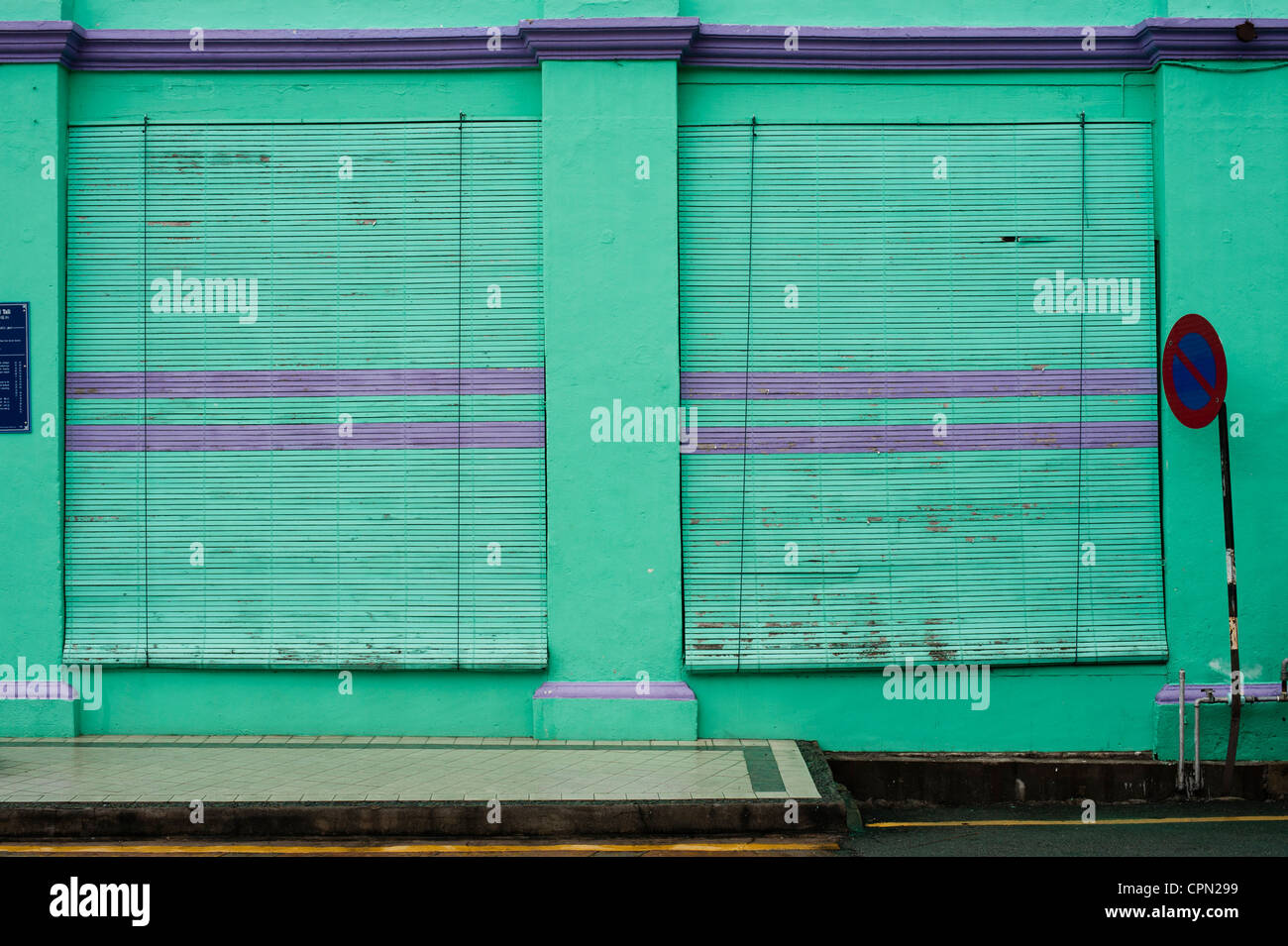Very well preserved Boon Wah building Stock Photo - Alamy