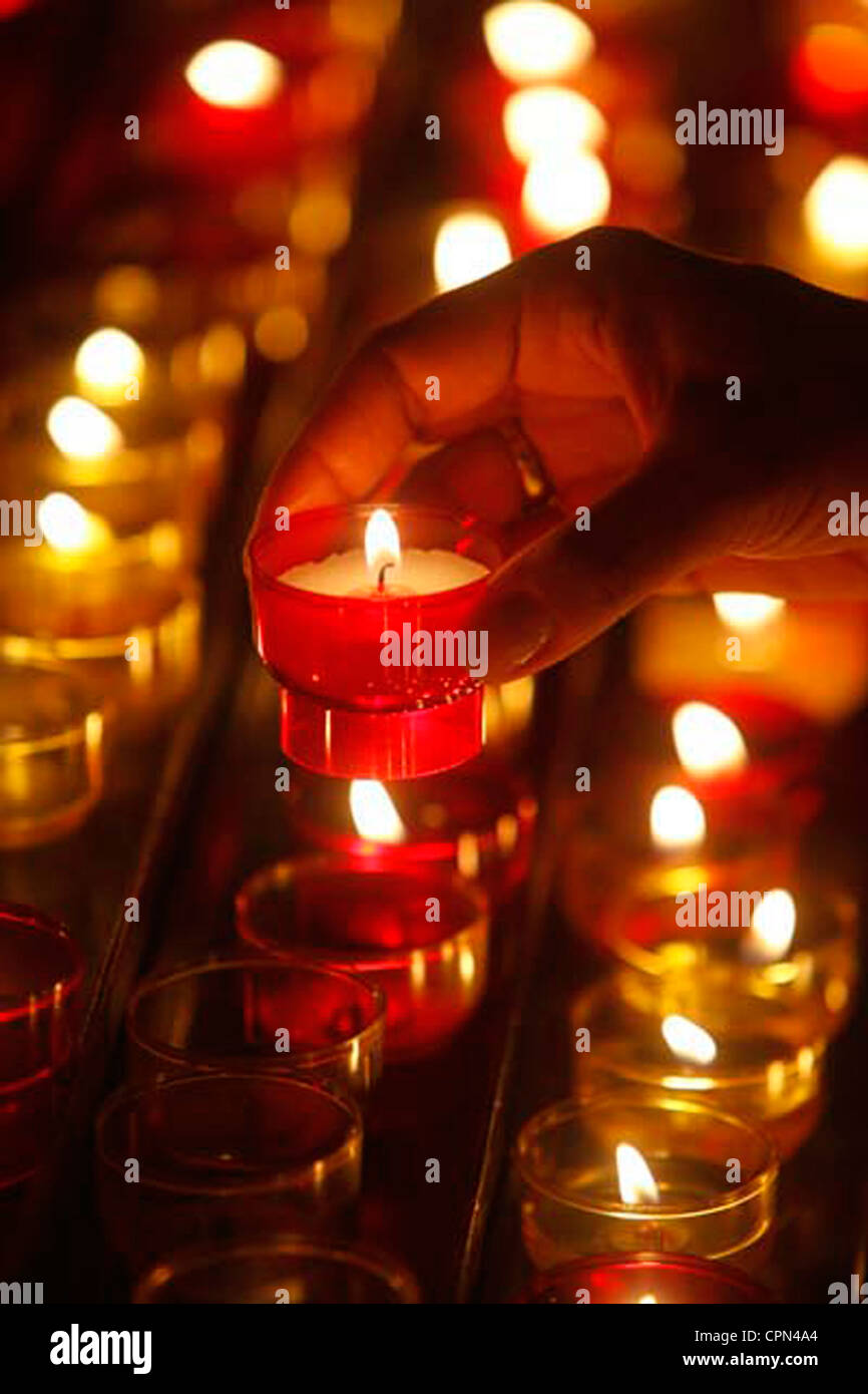 Lady candle hi-res stock photography and images - Alamy