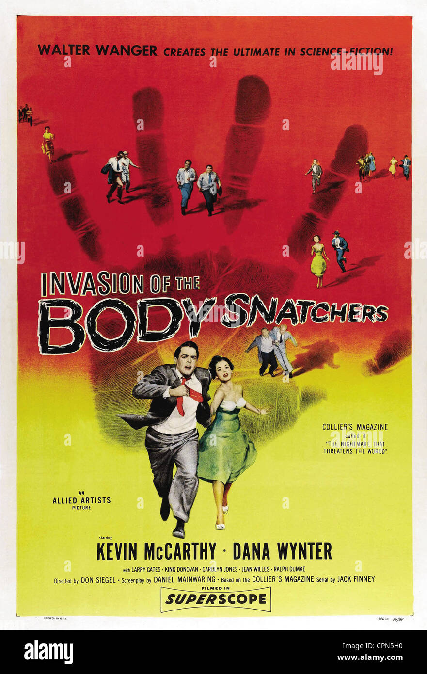 Invasion of the body snatchers poster hi-res stock photography and ...