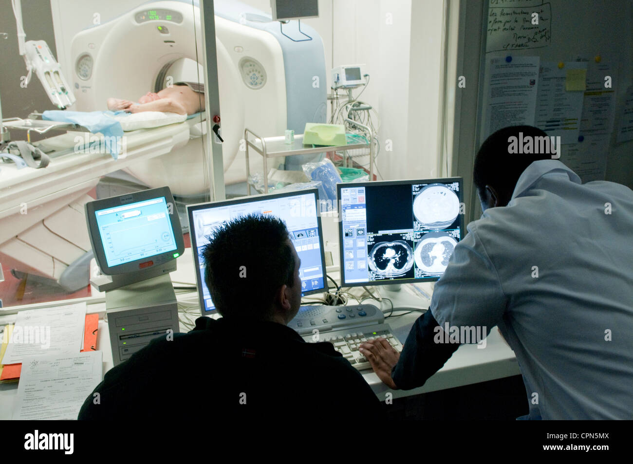 CT SCANNER EXAMINATION Stock Photo - Alamy