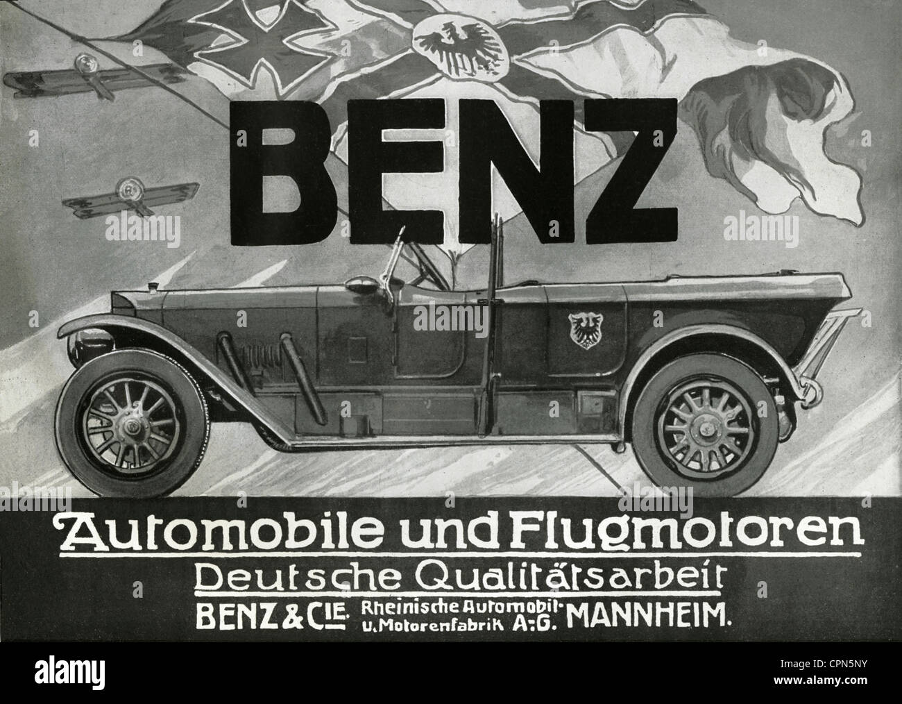 transport / transportation, automobiles, advertisement for Benz cars ...