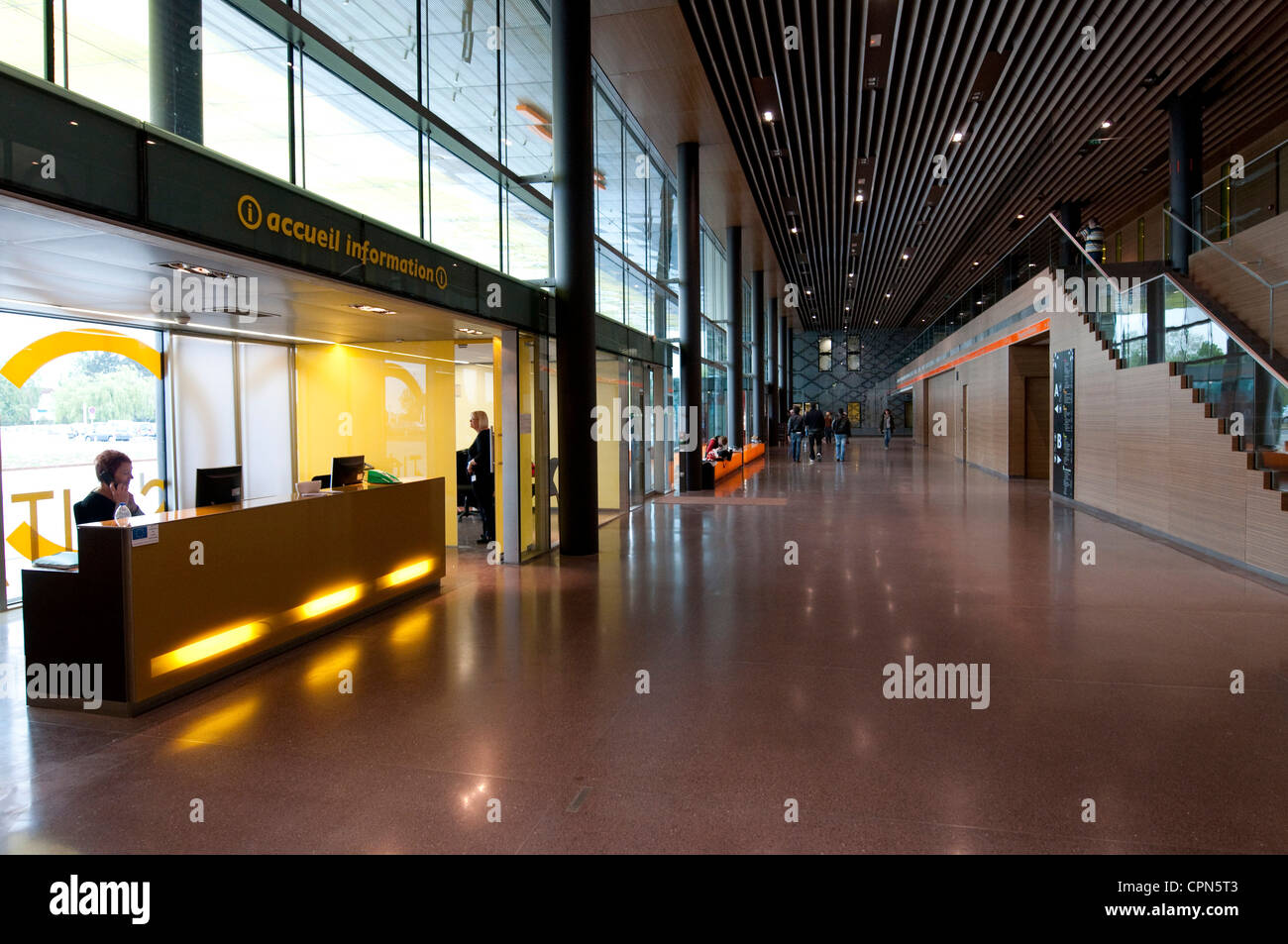 HOSPITAL RECEPTION AREA Stock Photo - Alamy