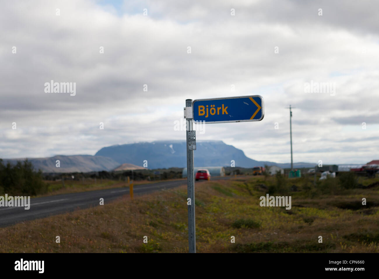 Icelandic traffic signs hi-res stock photography and images - Alamy