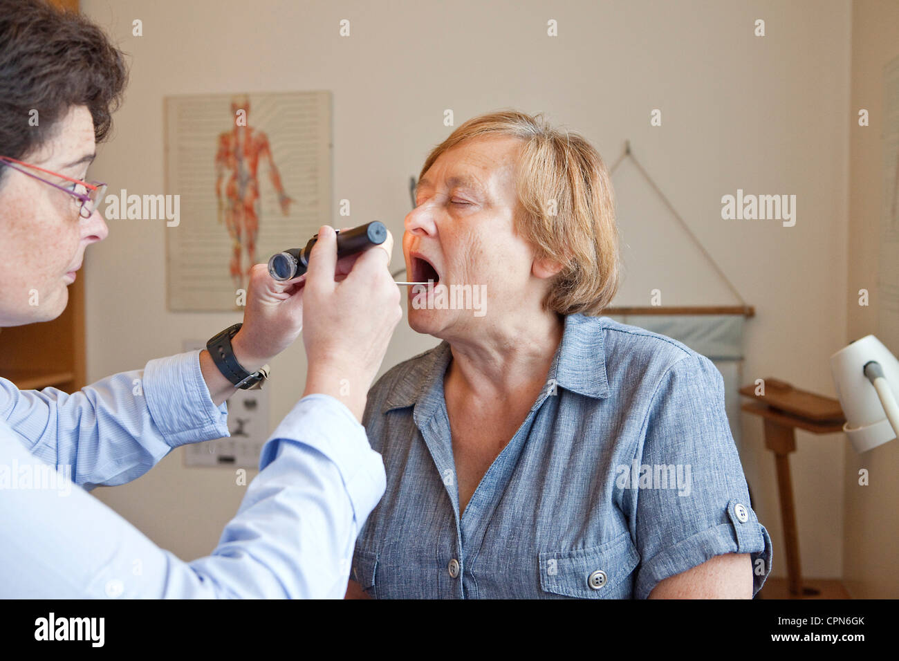 ORL STREPTO TEST Stock Photo - Alamy