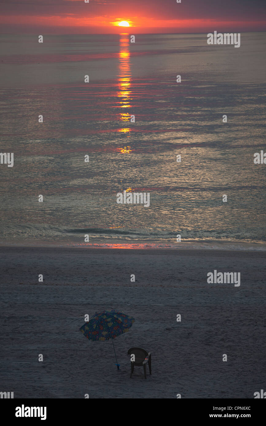Waters with sunset no one in the ocean hi-res stock photography and ...