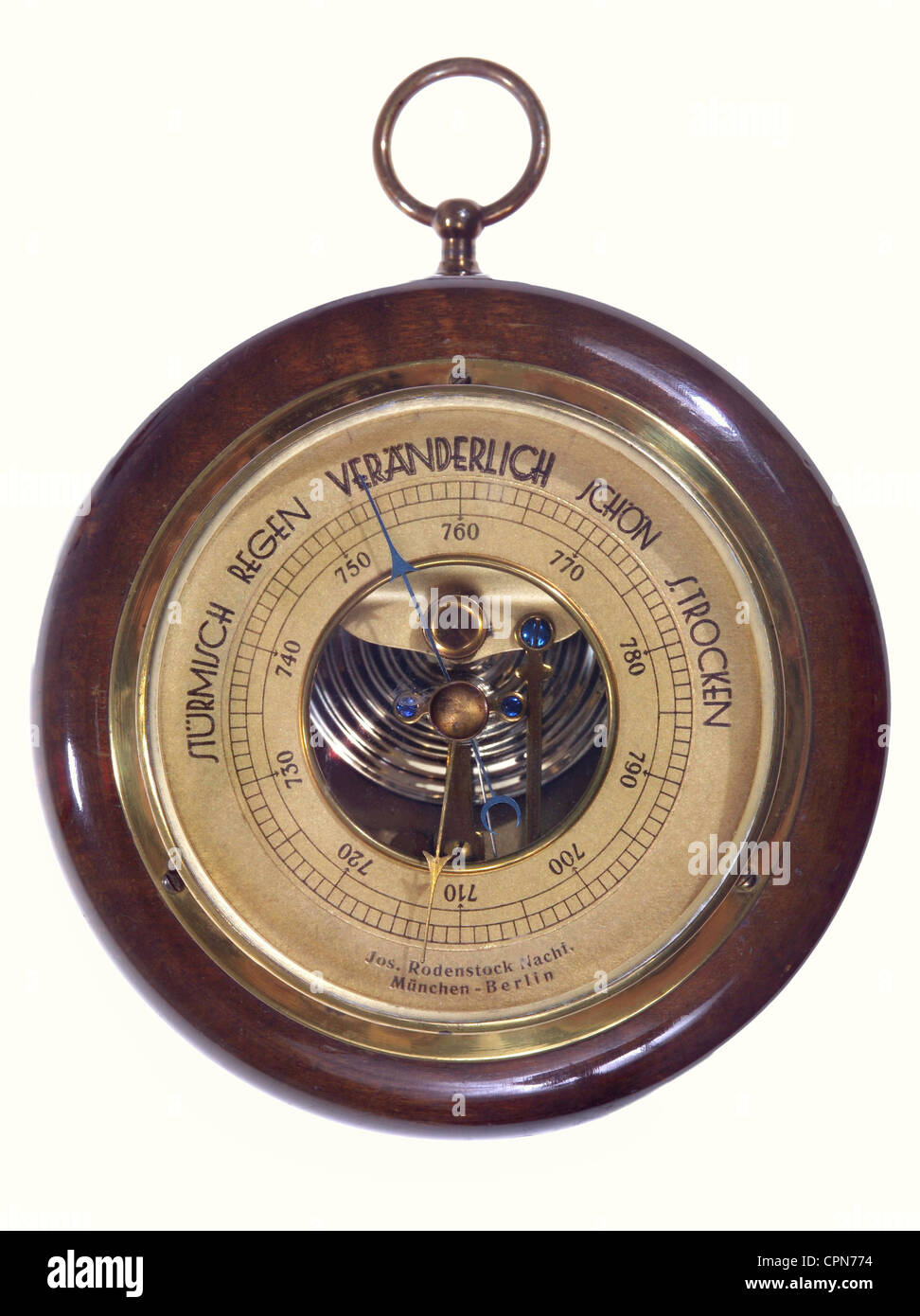 weather, barometer, Rodenstock, Germany, circa 1935, Additional-Rights ...