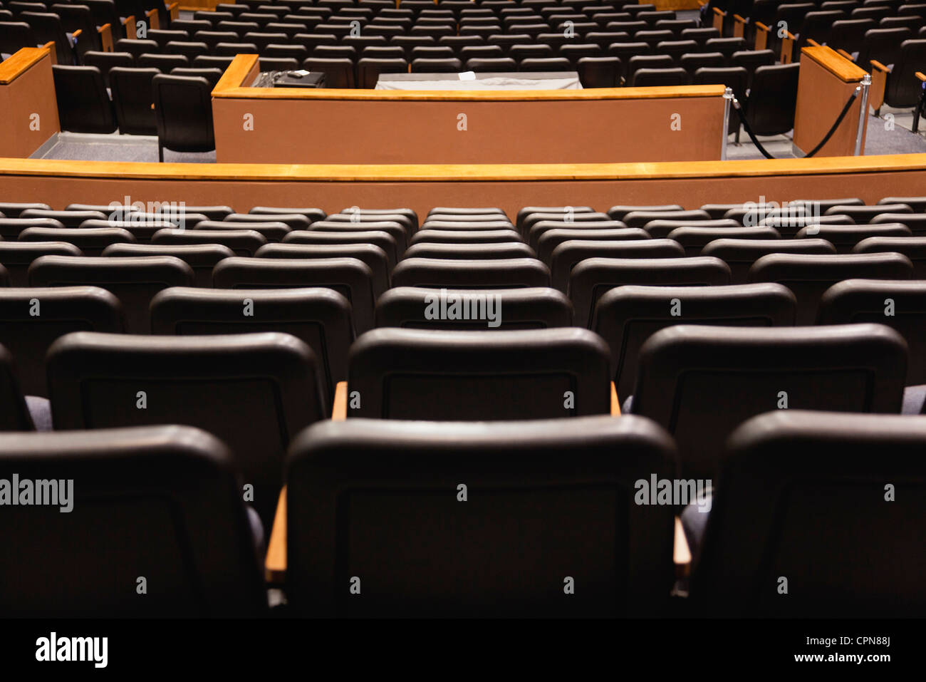 Empty seats in auditorium Stock Photo - Alamy