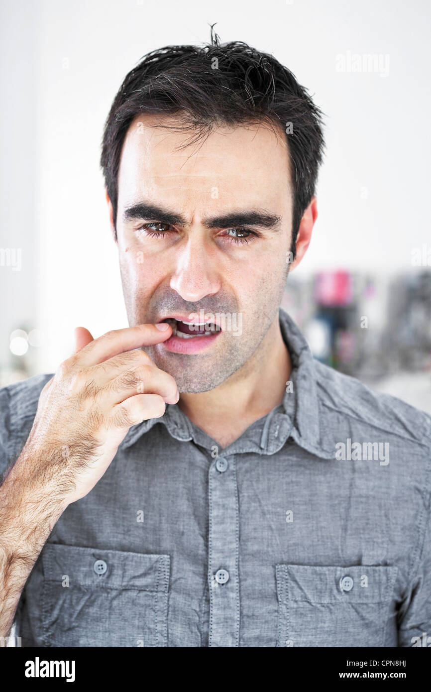 Raging toothache hi-res stock photography and images - Alamy