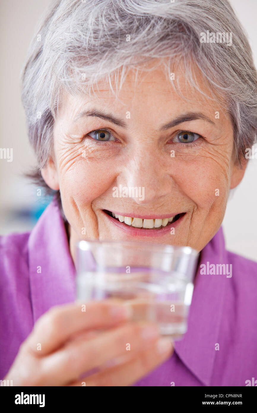 THIRSTY ELDERLY PERSON Stock Photo - Alamy