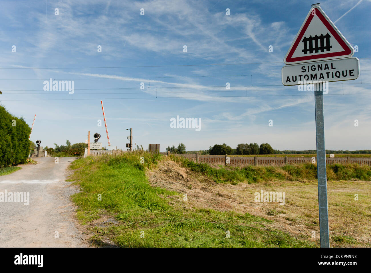Railroad crossing image hi-res stock photography and images - Alamy