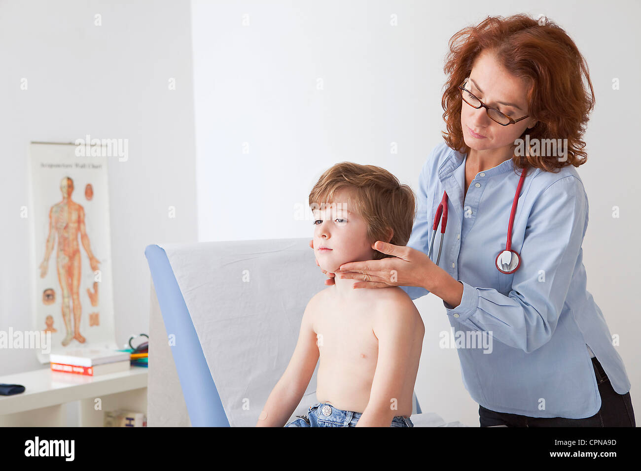Neck lymph nodes hi-res stock photography and images - Alamy