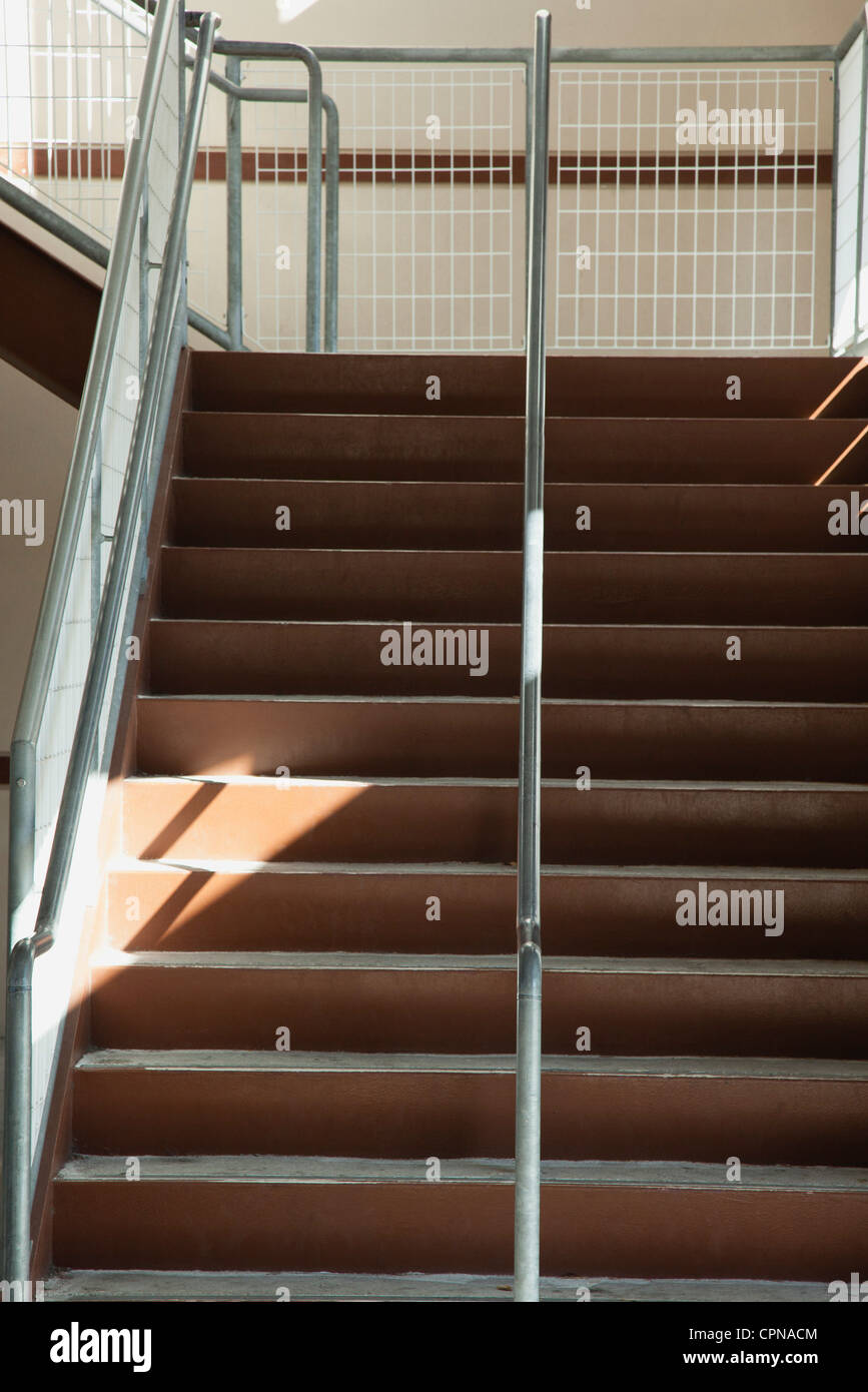 Staircase in building Stock Photo - Alamy