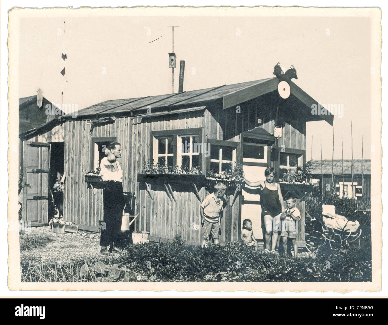 1930s allotment hi-res stock photography and images - Alamy