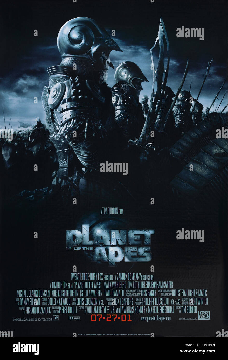 Planet of the apes 2001 hi-res stock photography and images - Alamy