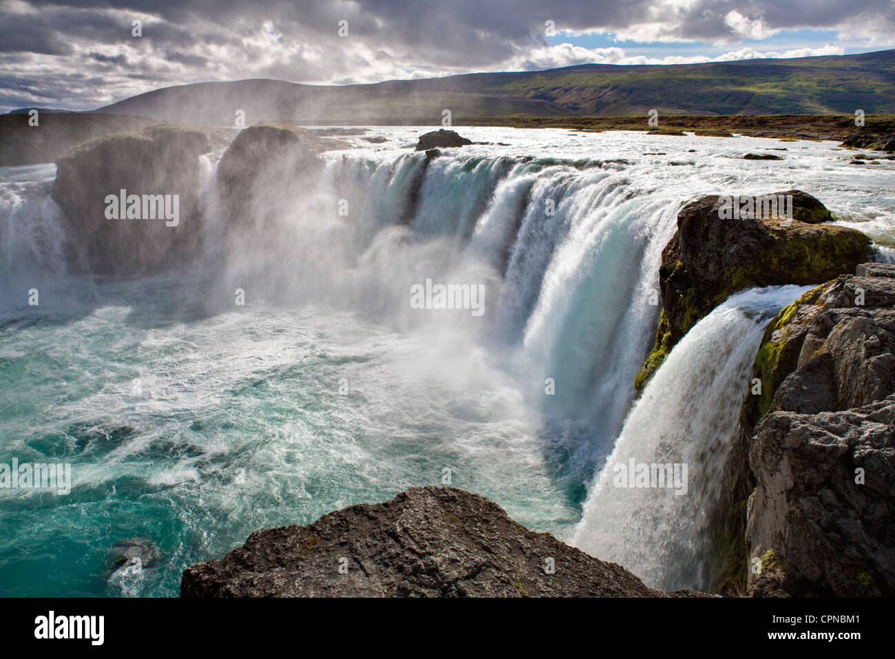 Godafoss Falls, Iceland Stock Photo - Alamy