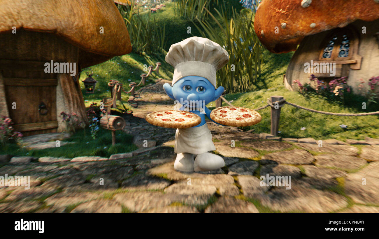 Raja gosnell animation chef smurf hi-res stock photography and images ...