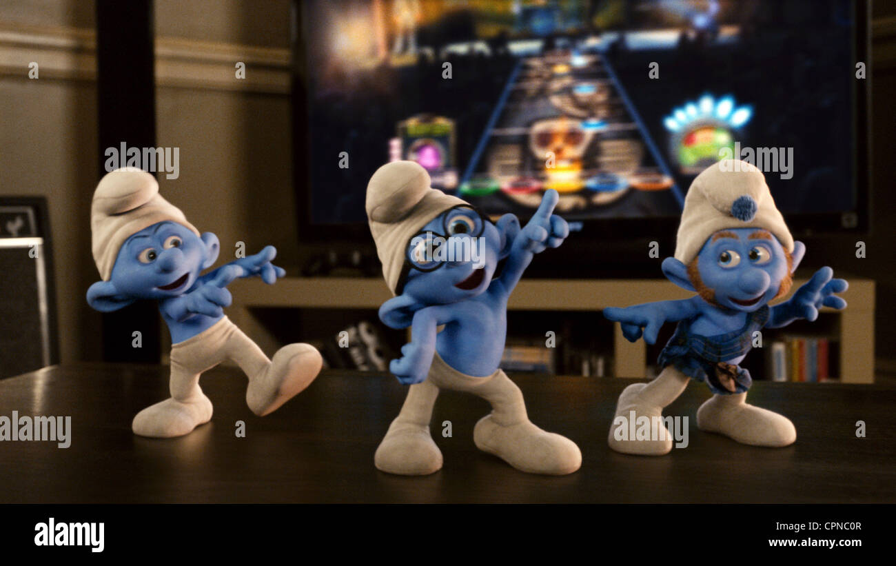 Dancing with smurfs hi-res stock photography and images - Alamy