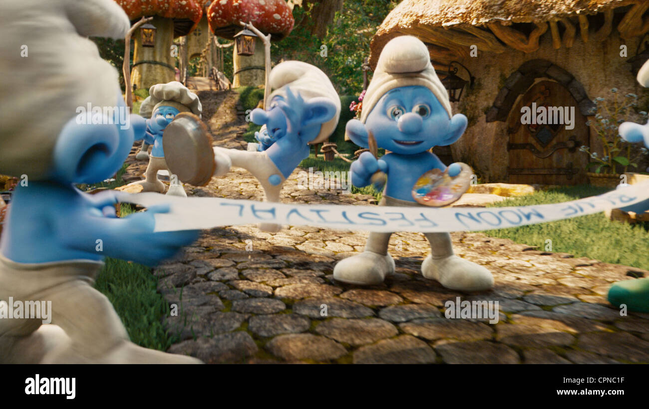 Painter Smurf Movie