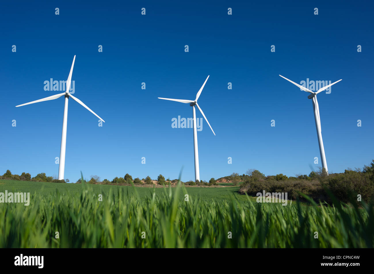 Wind turbines in Spain Stock Photo - Alamy