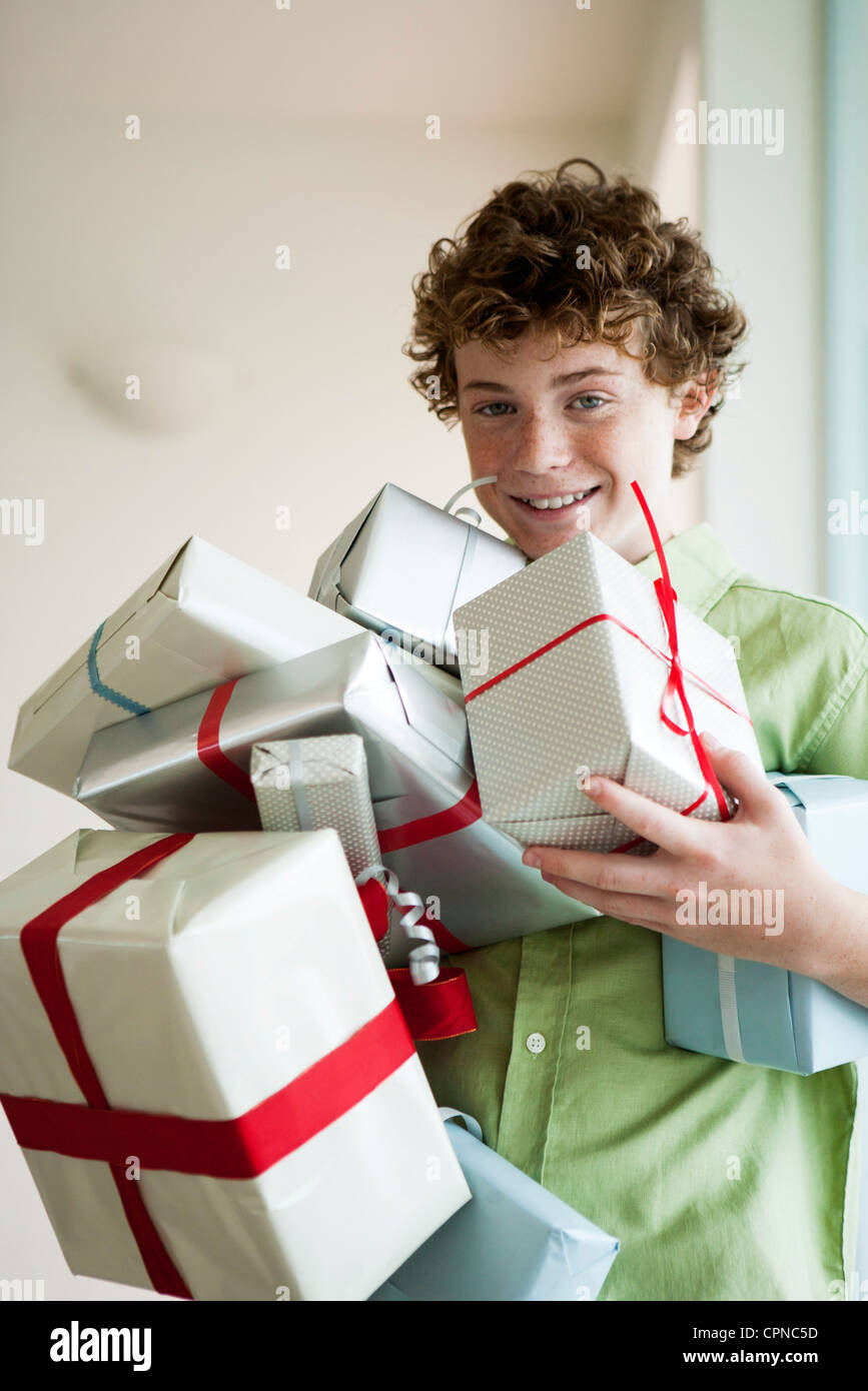 Teen birthday present boy hi-res stock photography and images - Alamy