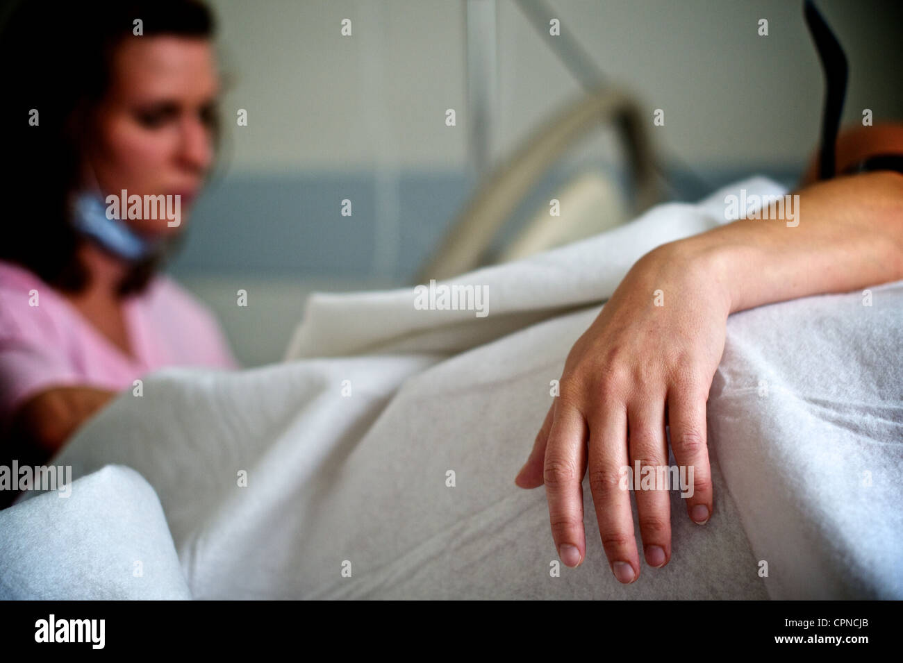 Maternity bed in labour ward hi-res stock photography and images - Alamy