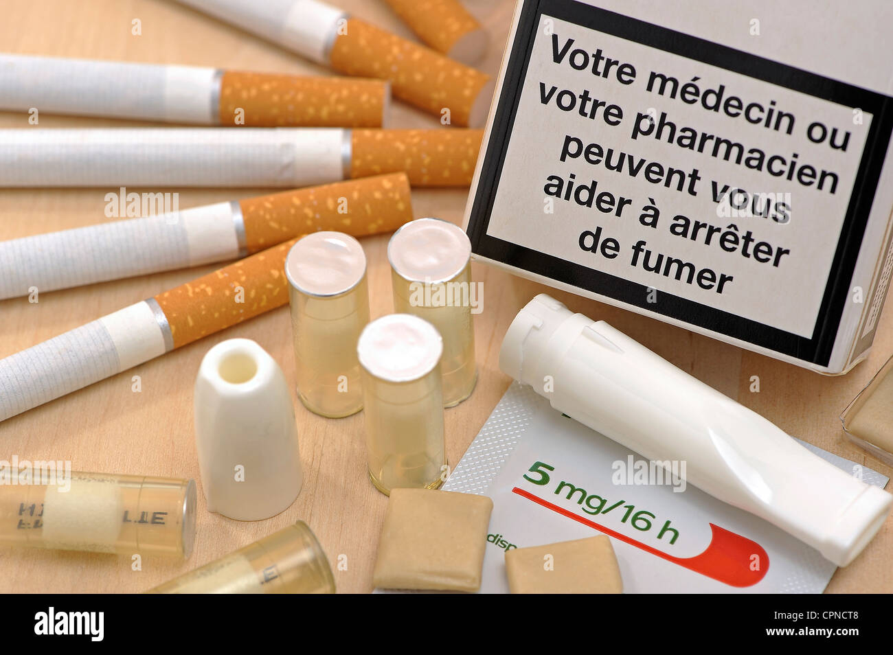 TREATMENT FOR SMOKING Stock Photo - Alamy