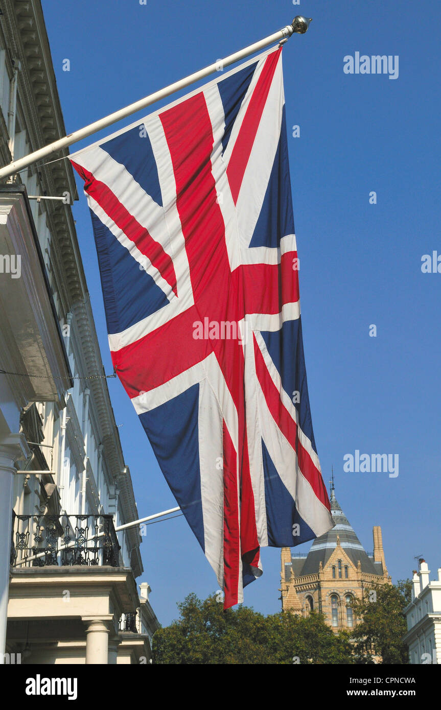 Union flag in Kensington Stock Photo - Alamy