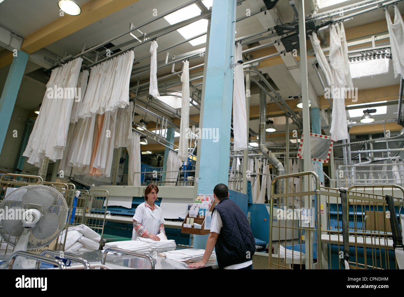 HOSPITAL LAUNDRY Stock Photo - Alamy