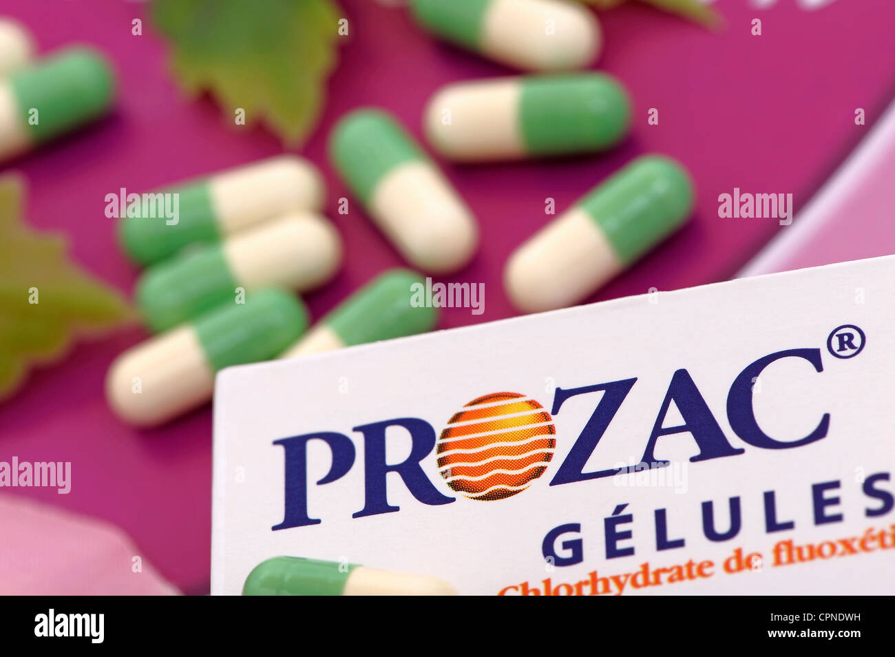 Prozac capsules hi-res stock photography and images - Alamy