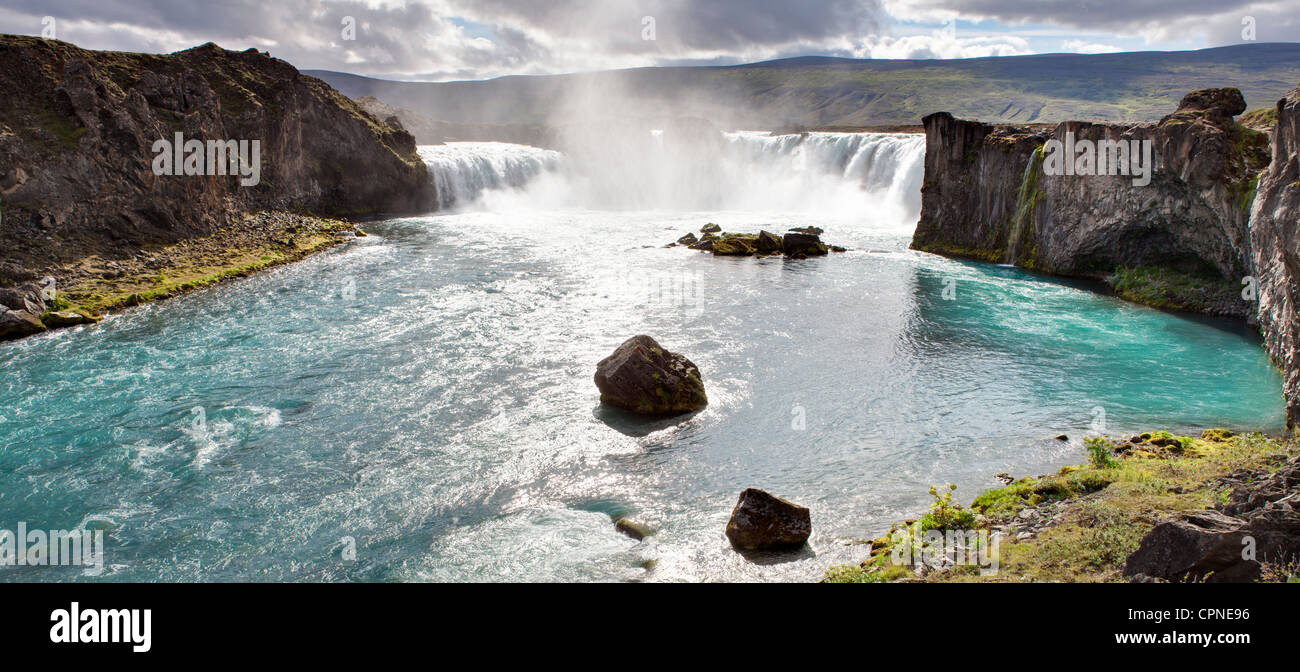 Godafoss Falls, Iceland Stock Photo - Alamy