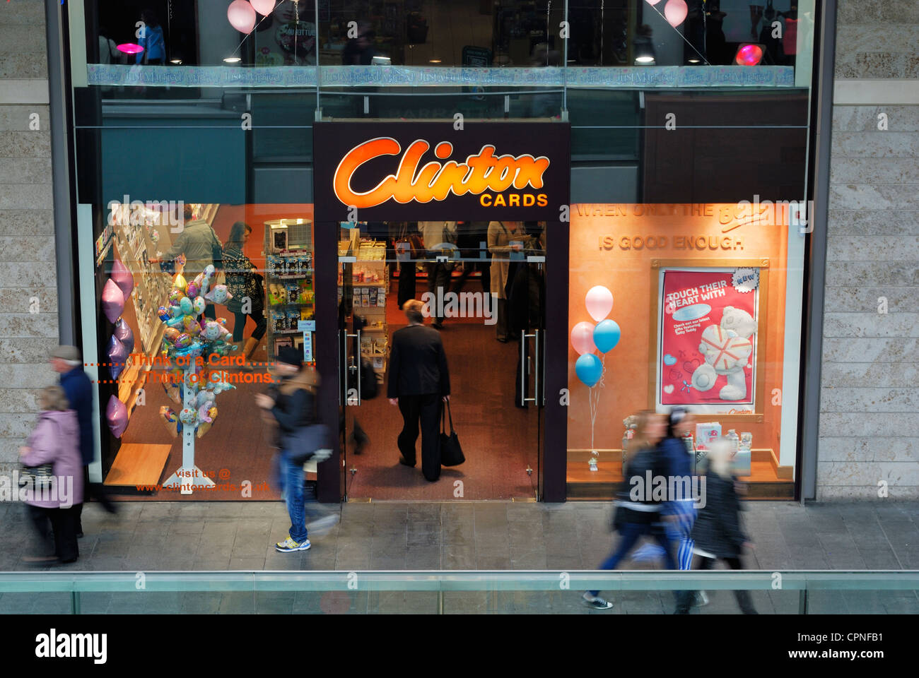 Clinton Cards shop front. Clinton Cards are currently in financial ...