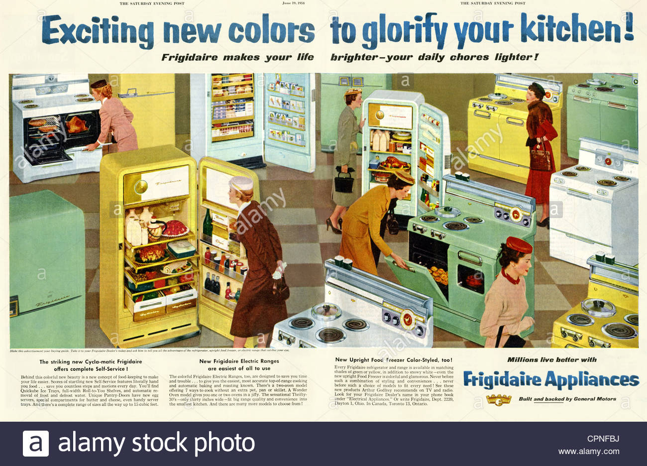 1950s Housewife Kitchen Stock Photos & 1950s Housewife Kitchen Stock ...