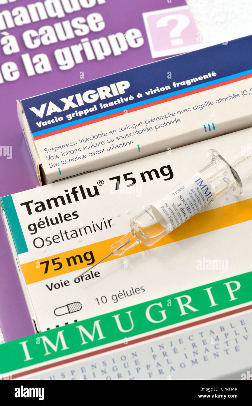 TREATMENT FOR INFLUENZA Stock Photo - Alamy