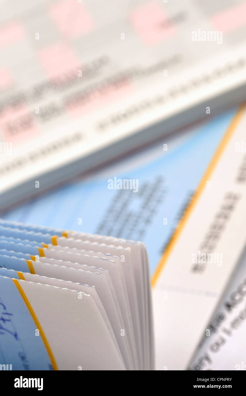 Bank cheque accounts hi-res stock photography and images - Alamy